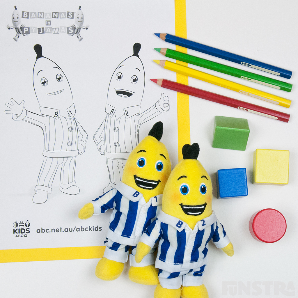Bananas in Pyjamas Coloring Fun – Funstra