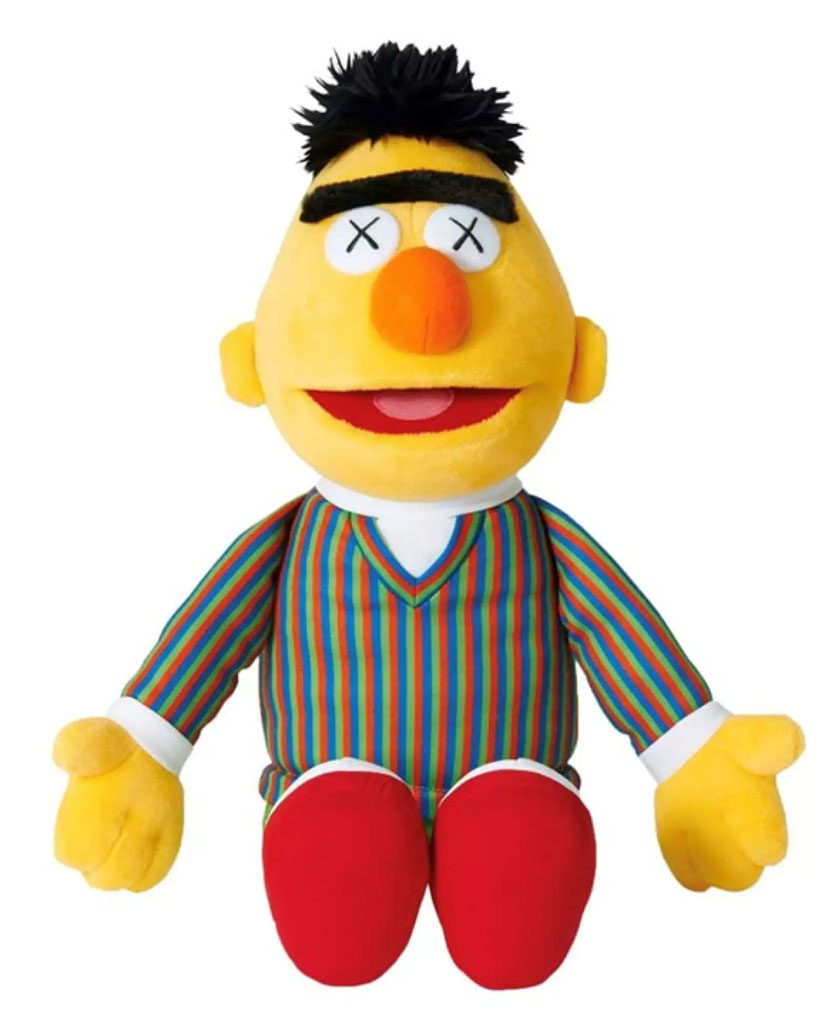 kaws-bert-sesame-street-plush – Funstra