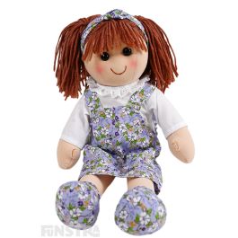Hopscotch Collectibles: Emily Rag Doll Soft Toy - Funstra Australia
