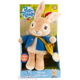 Peter Rabbit: Talking Plush Interactive Soft Toy - Funstra Australia